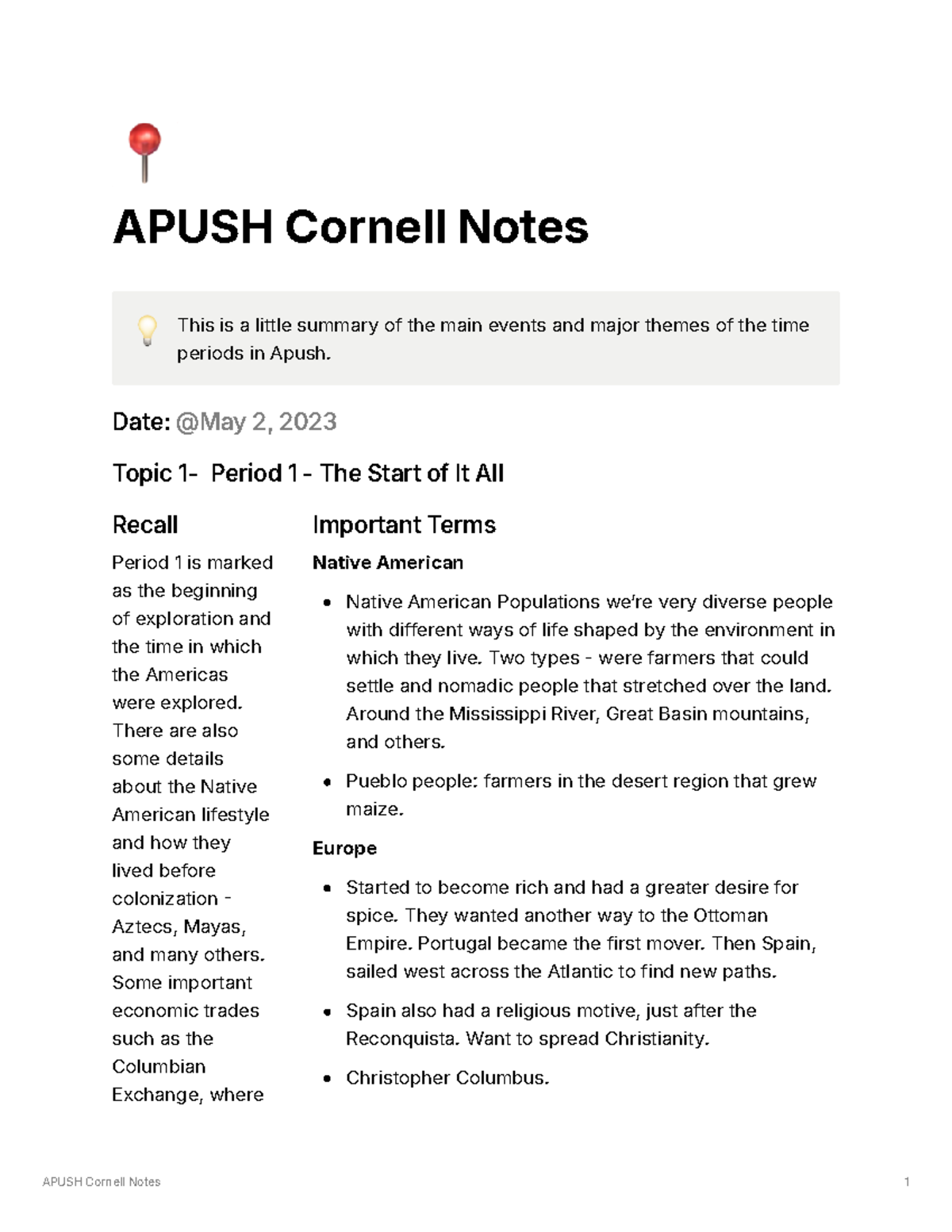 3ab8a892-c4da-49fd-882c-b9dc0eb77428 Apush Cornell Notes - 📍 APUSH ...