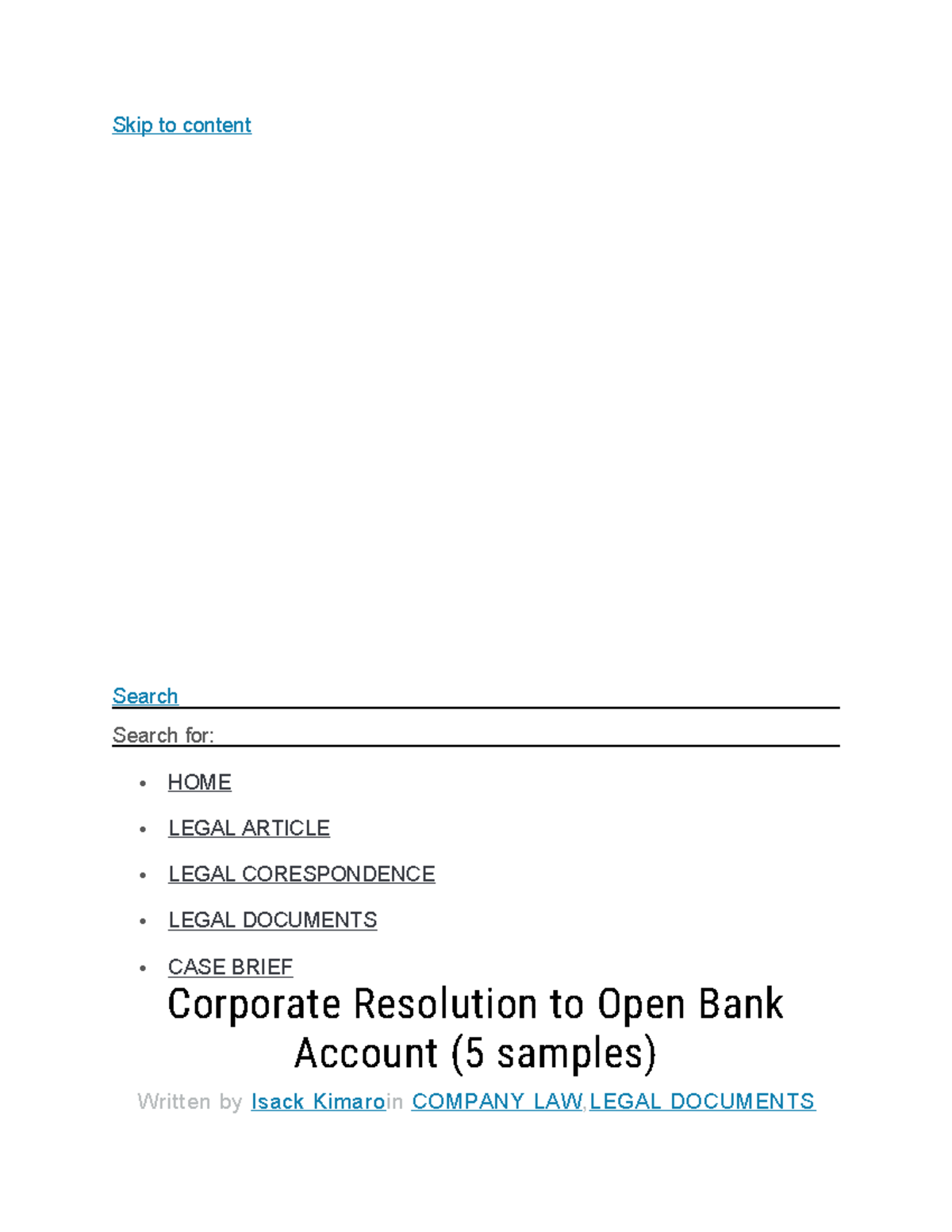 Resolution letter 1 - Nil - Skip to content Search Search for: HOME ...