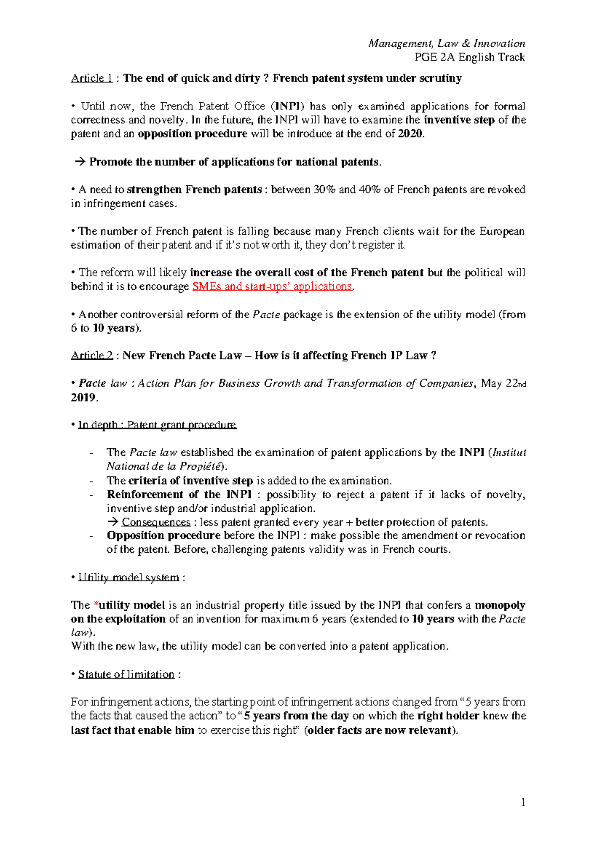 French-patent-reforms - Warning: TT: undefined function: 32 Management ...