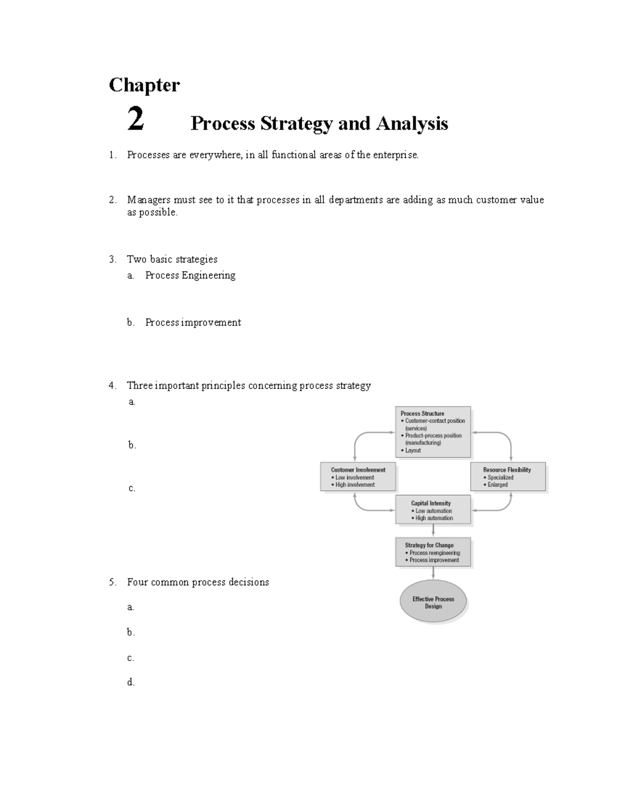 Ch02sn - Chapter2 - Chapter 2 Process Strategy and Analysis Processes ...