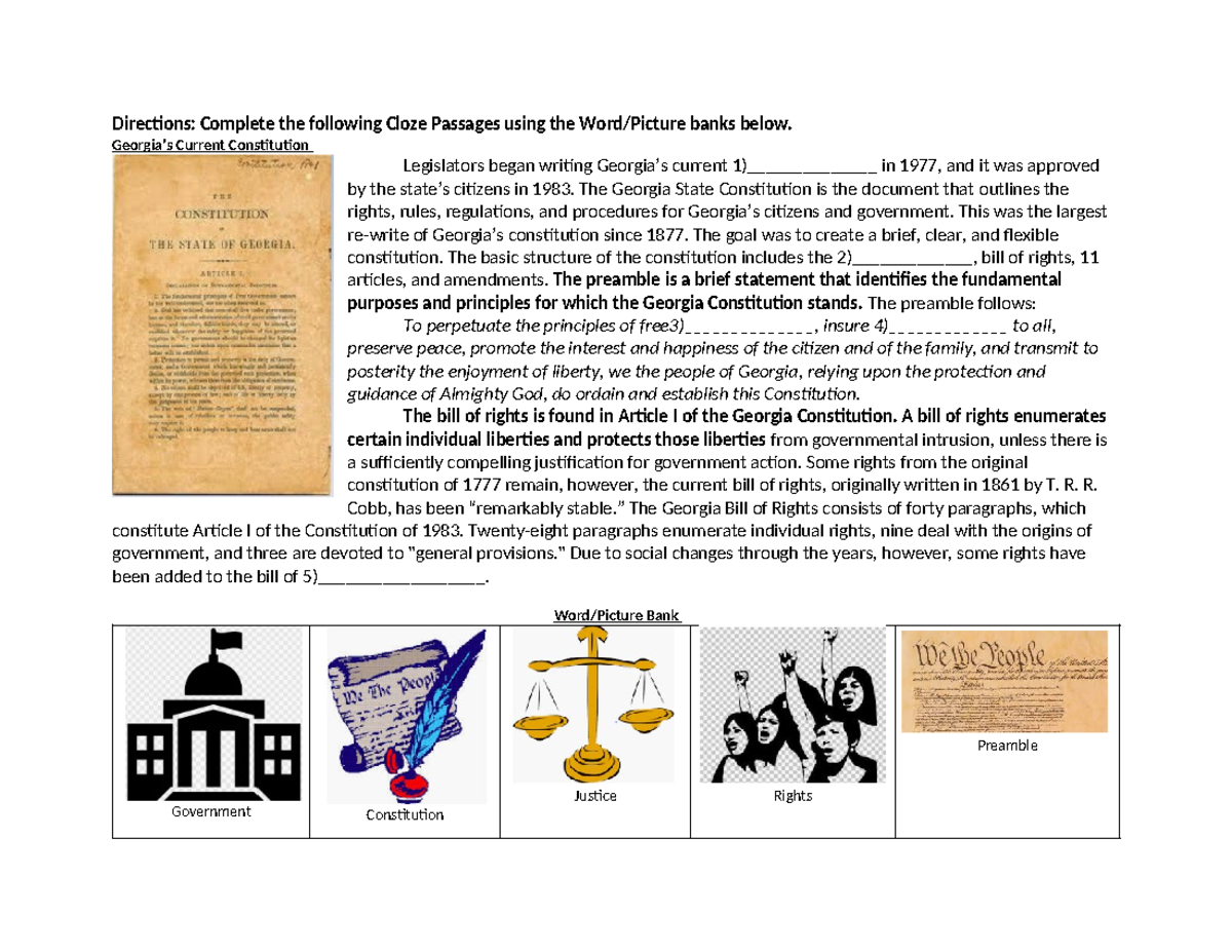 Copy of Structure of GA Constitution and Comparison to U.S ...
