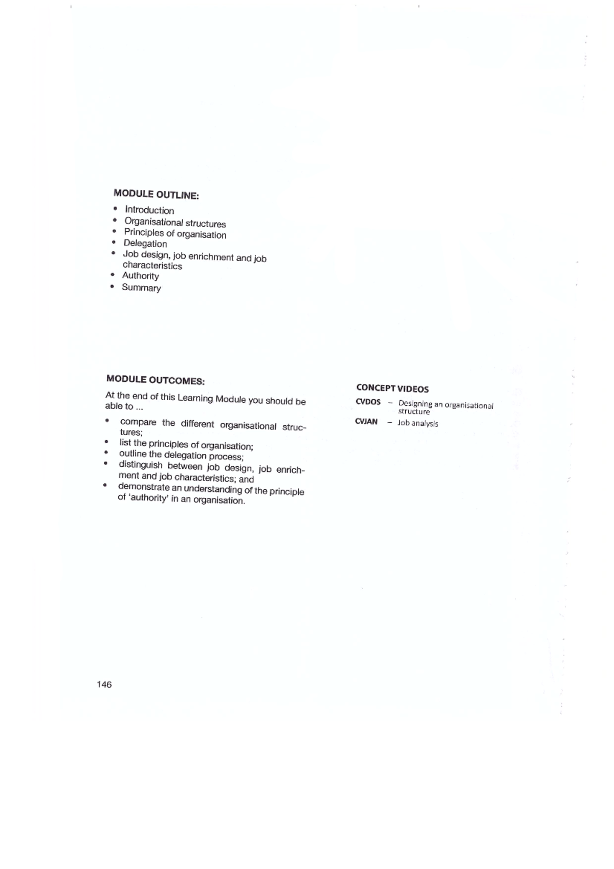 Module 8 The importance of management in South Africa - Mnm2611 - Studocu