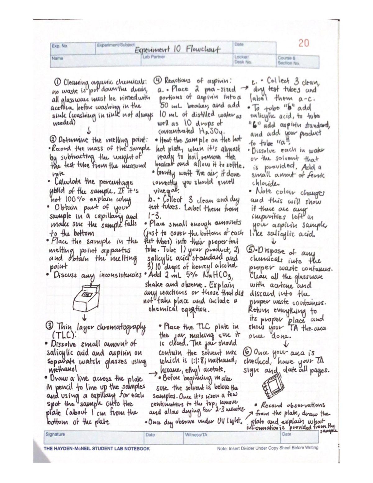 Experiment Subject - Chem 1Aa3 - Studocu