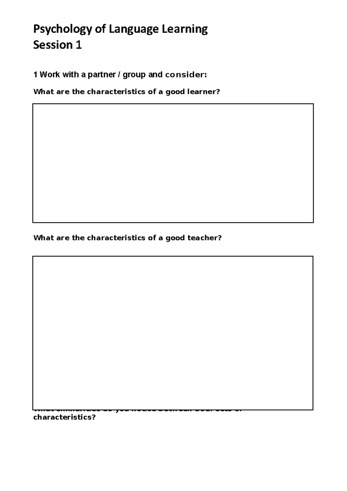 Psicology of languages learning Session 2,3.1 - Psychology of Language ...