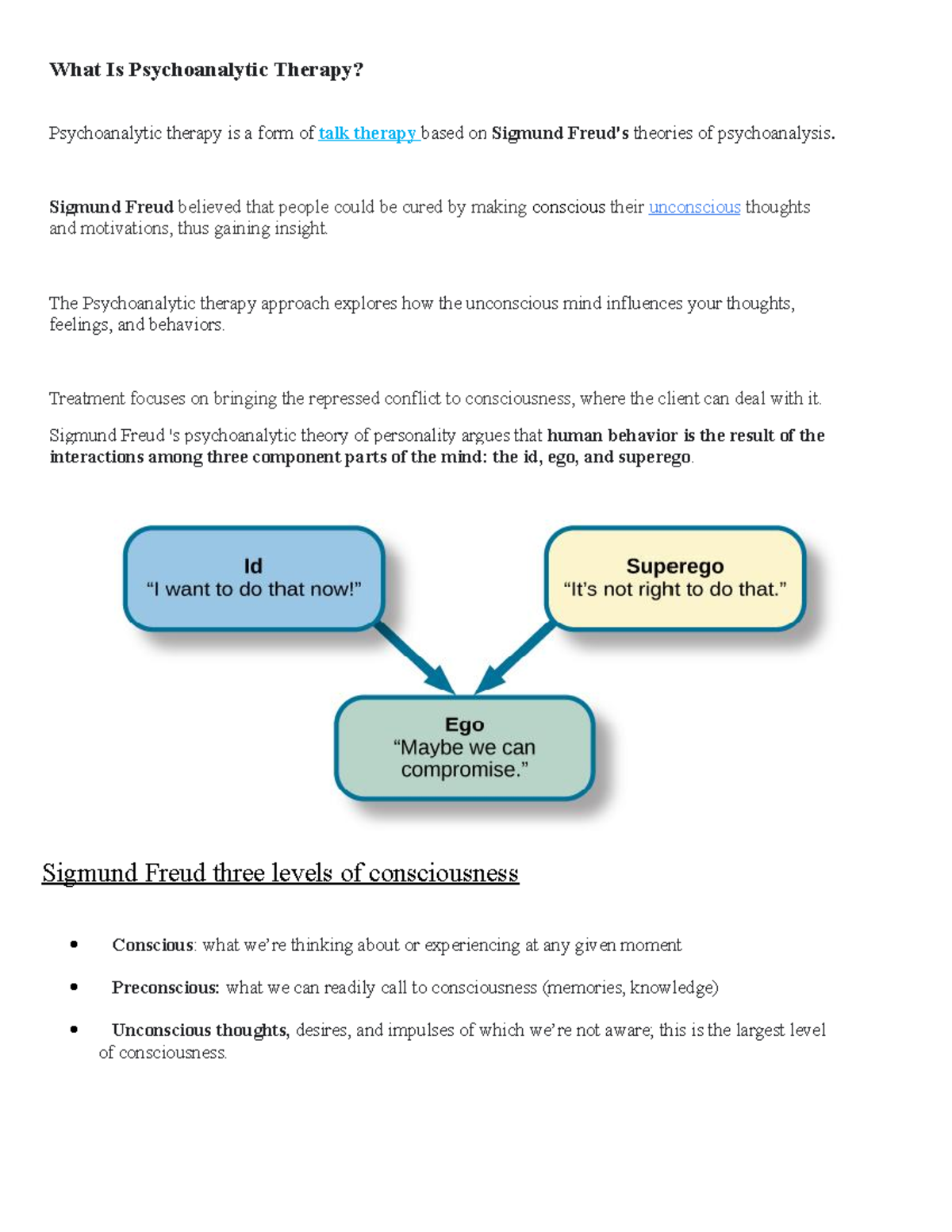 Counseling assessment - What Is Psychoanalytic Therapy? Psychoanalytic ...