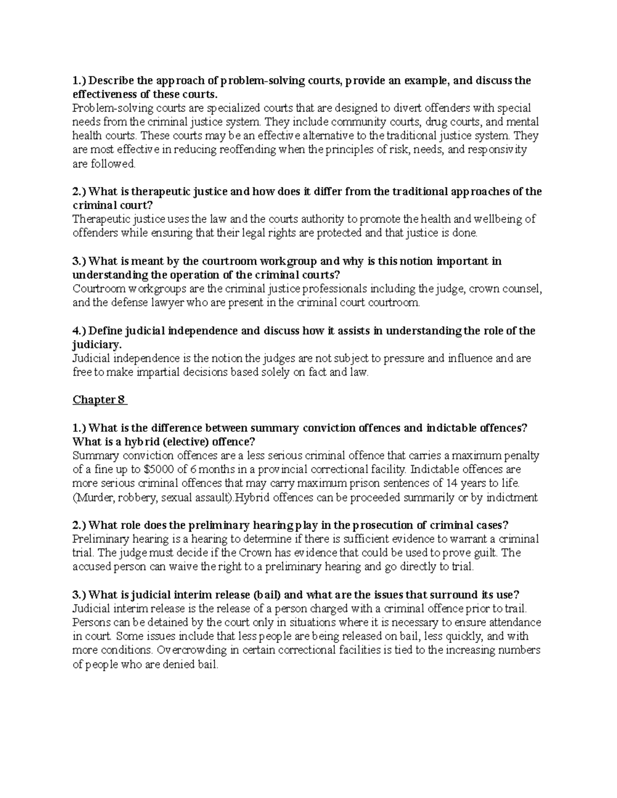 Key Questions For Exam 2 - 1.) Describe the approach of problem-solving ...