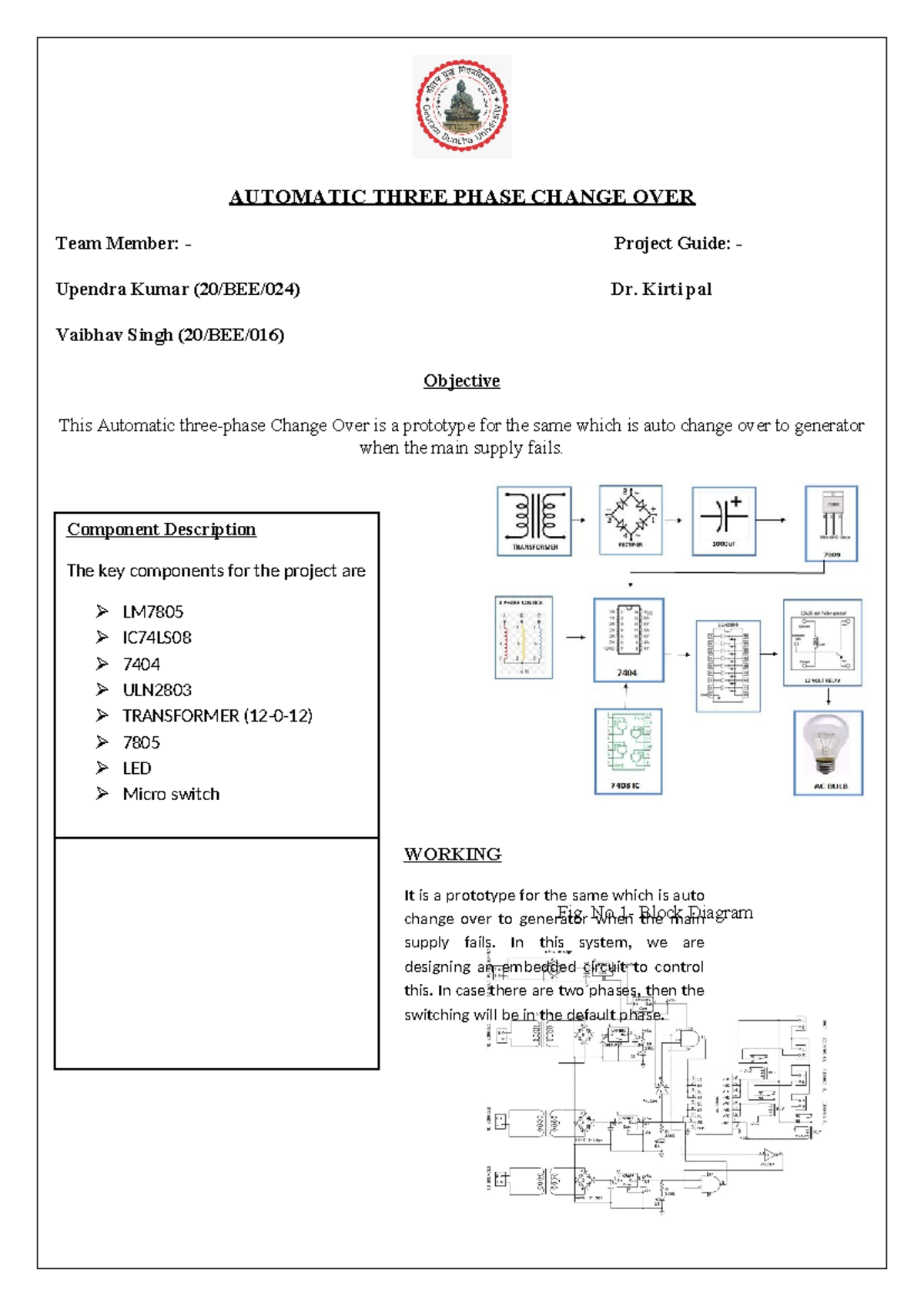 Automatic Three Phase Change OVER poster - AUTOMATIC THREE PHASE CHANGE ...