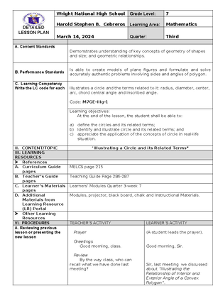 1. Illustrating Polygon - DETAILED LESSON PLAN Wright National High ...
