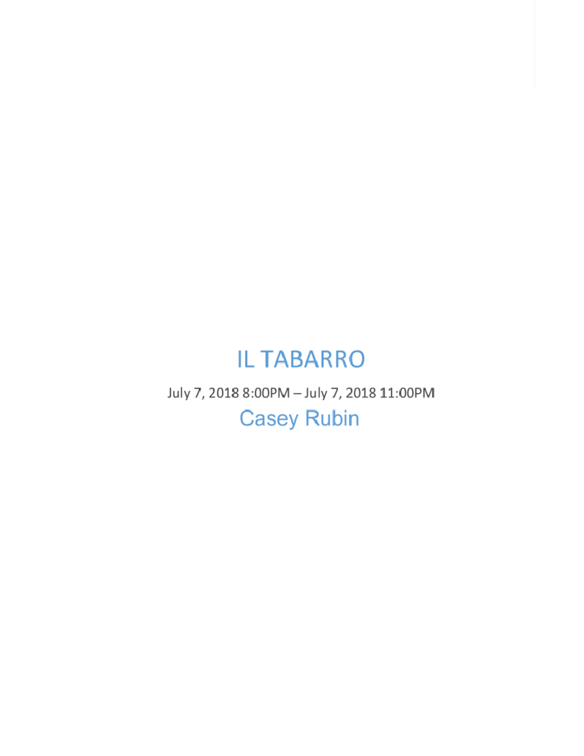 Concert Report Template Il tabarro - Exploring Music Online Part 1 ...