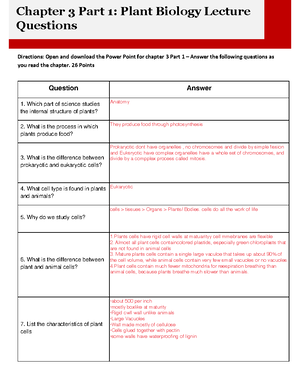 Lab 2 The Scientific Method and Plant Growth - Lab # 2 : The Scientific ...