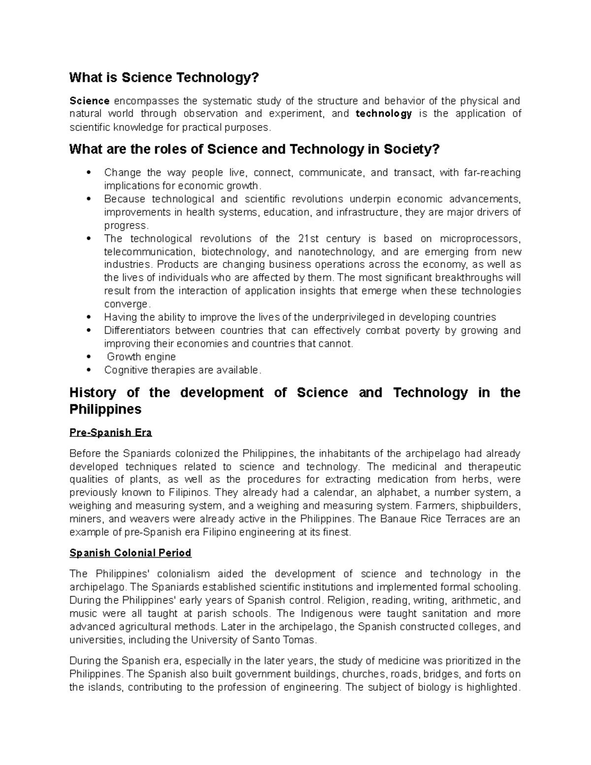 What is Science, Technology and Society; what is Science,what is ...