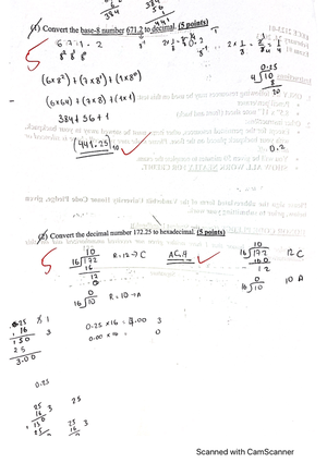 EECE 2123 Exam Cheat Sheet - 1 Number Representation You better already ...