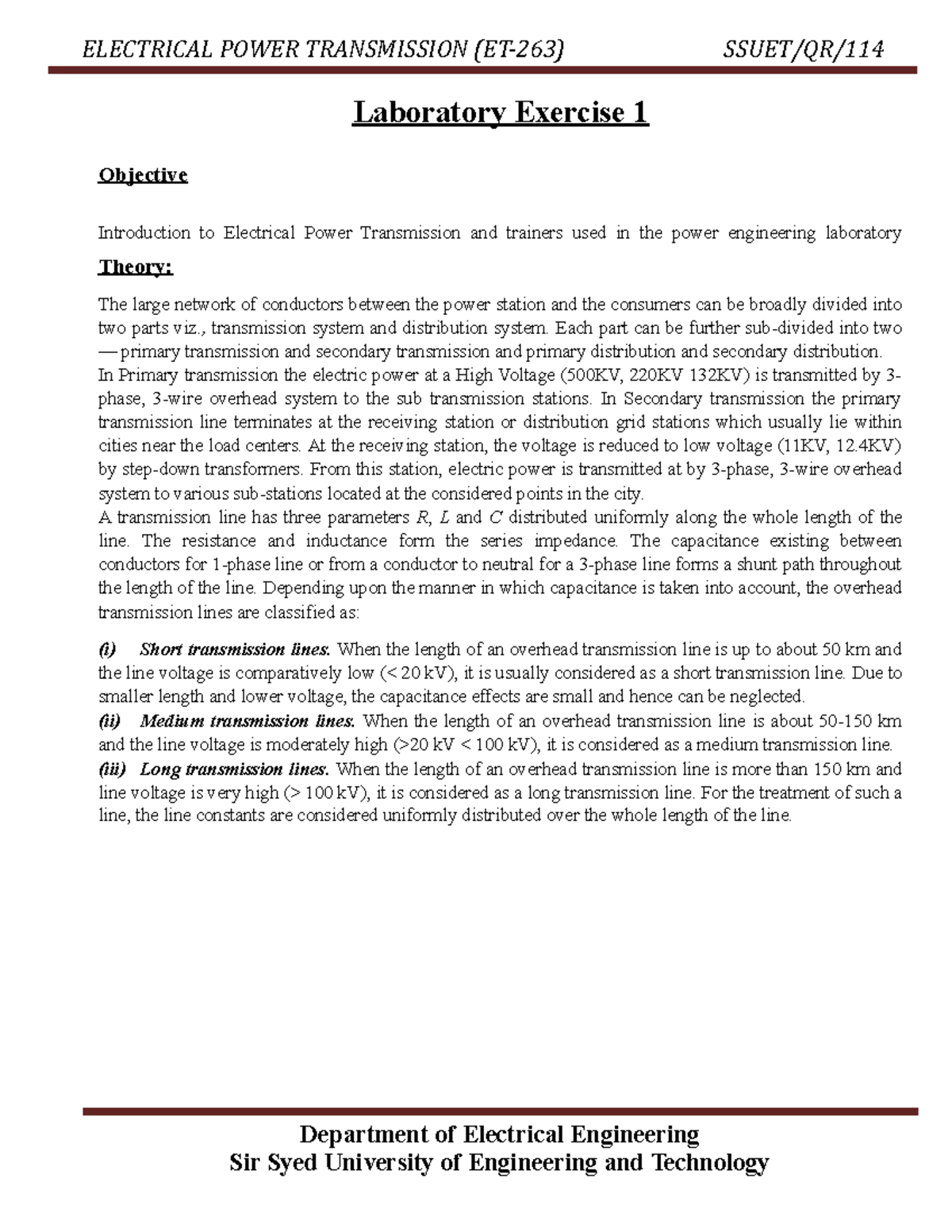 EPT Lab Manual FALL 21 - An executive summary is a summary of the most ...