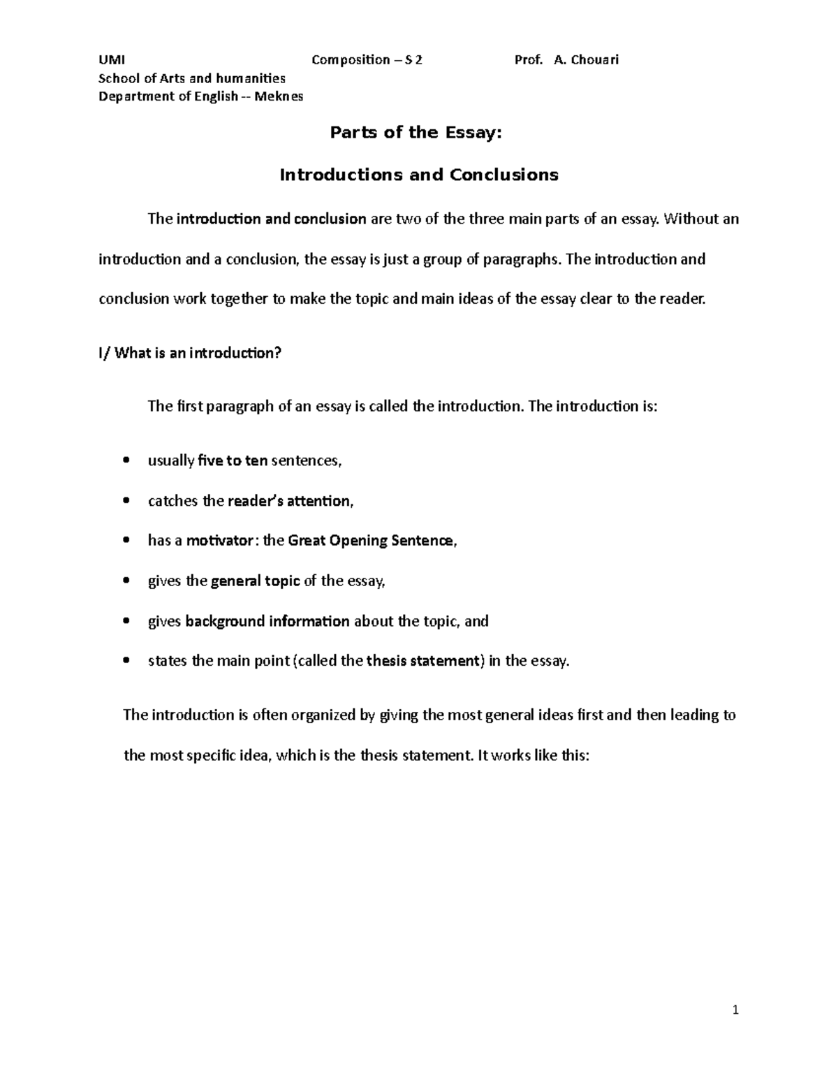 Lecture 4 - Composition 1 Full Course Part 1 - School of Arts and ...