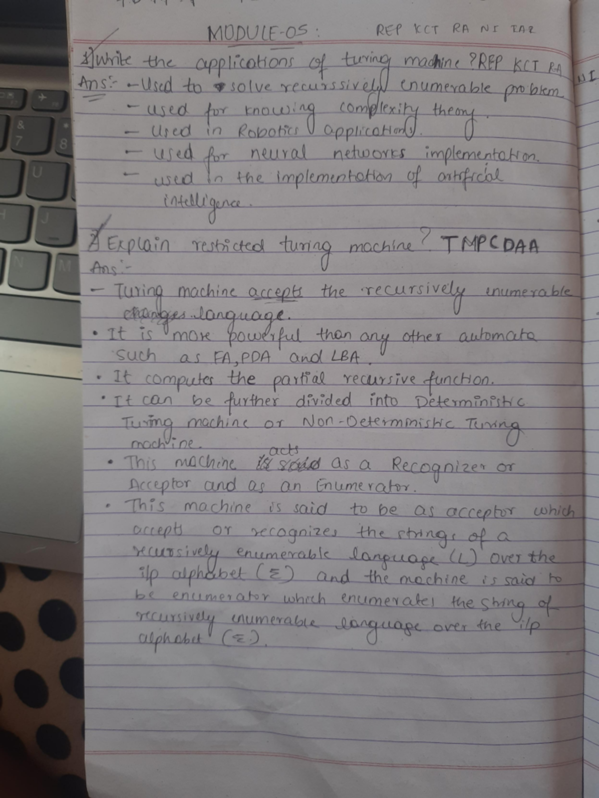 Mod5 and mod4atc - okay - Automata Theory and Computability - Studocu