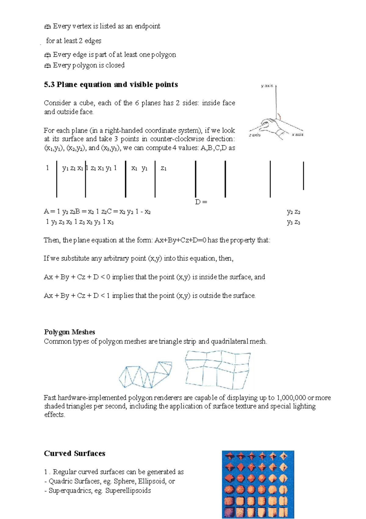 Computer-Graphics U5 - Computer-Graphics U5 - Every vertex is listed as ...