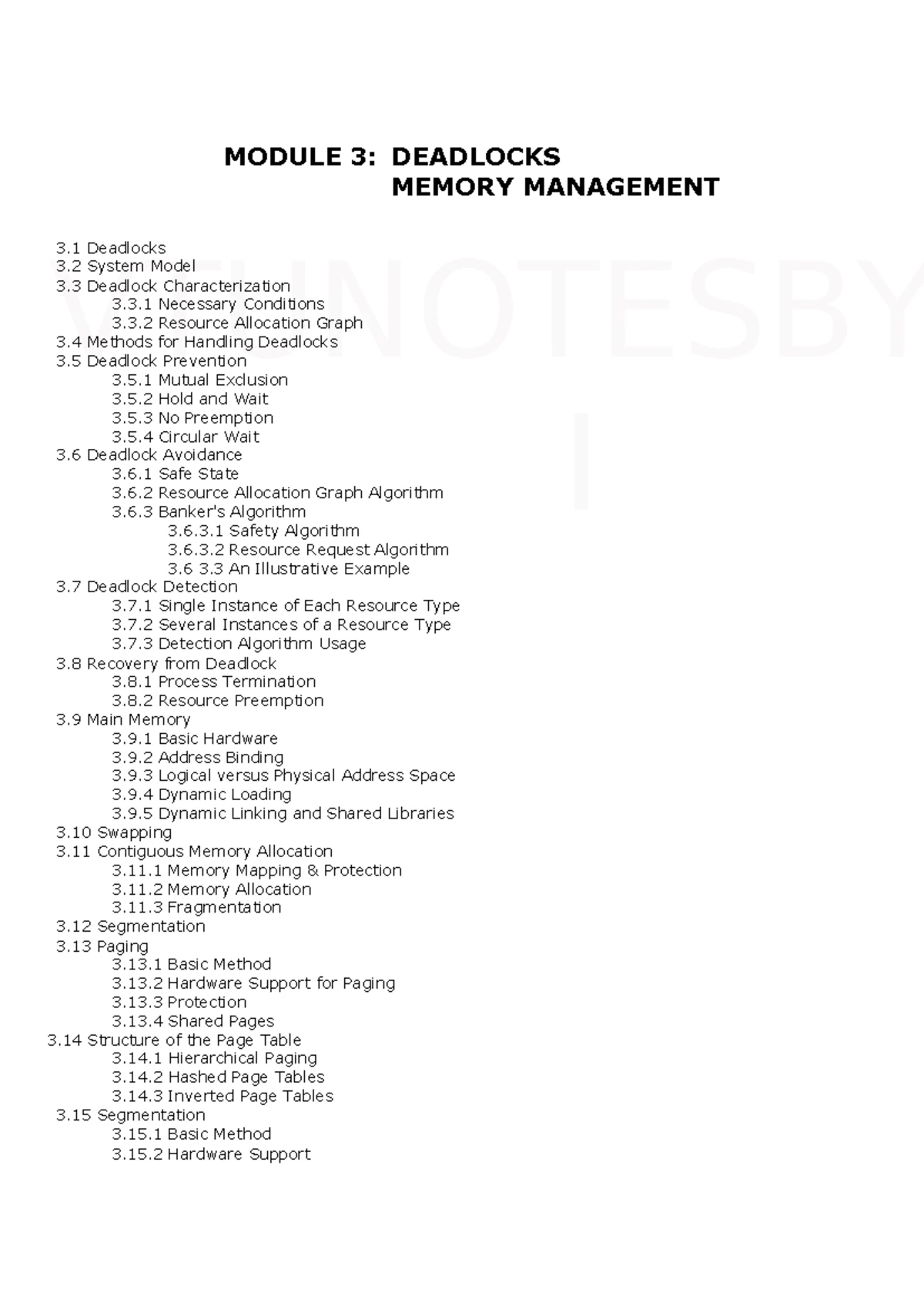 OS Module 4 - Operating System Notes - 4- MODULE 4: VIRTUAL MEMORY FILE ...