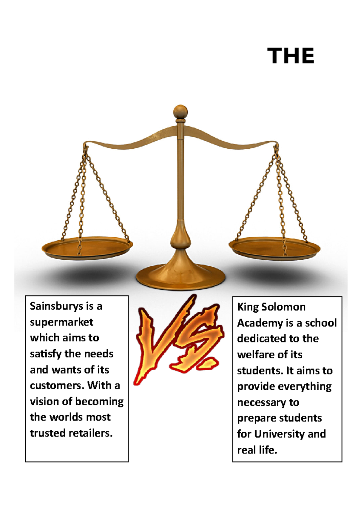 U1A1 Distinction Example 1 18 19 KSA - THE King Solomon Academy is a ...