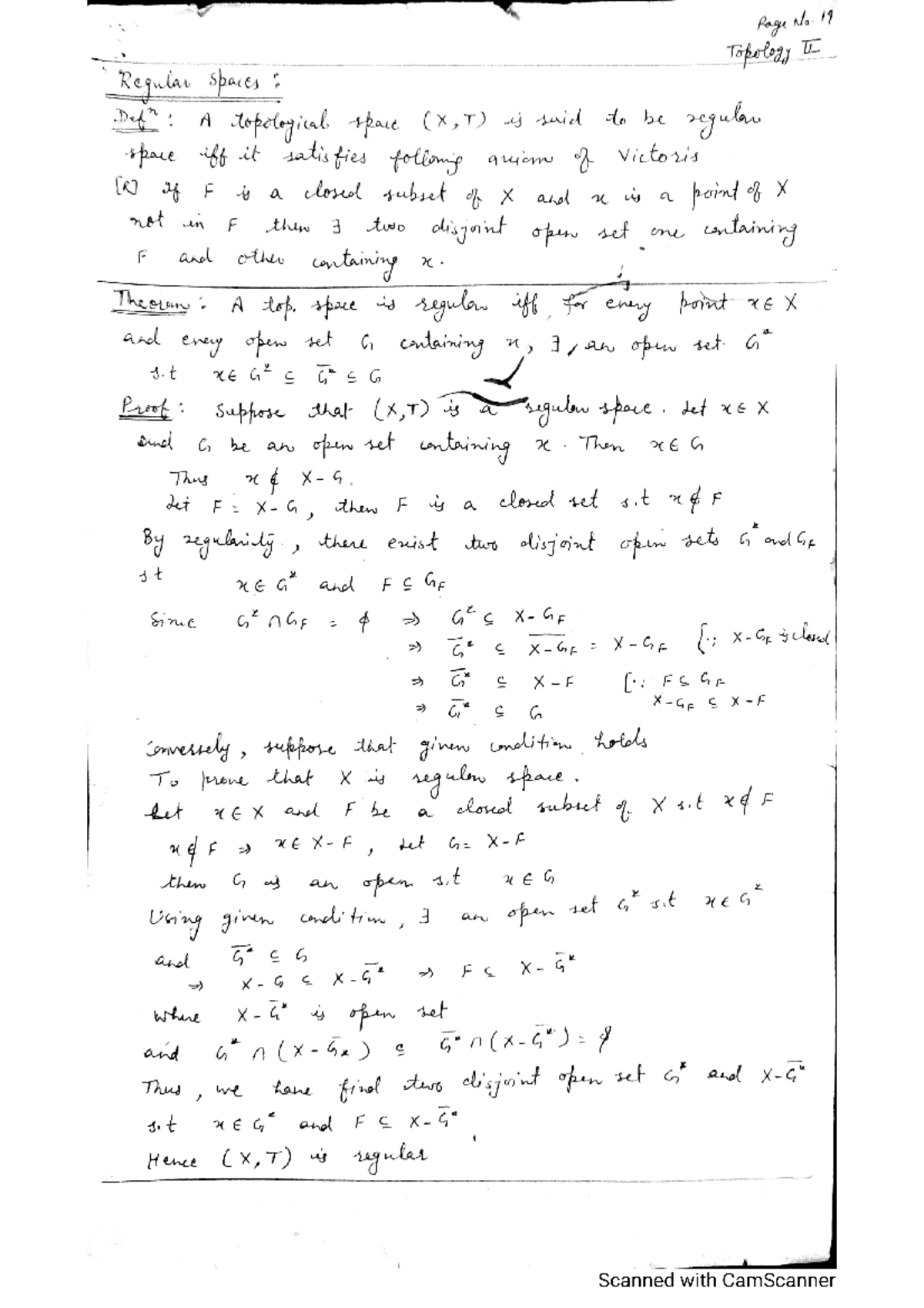 General Topology Sec-1 - Advanced Mathematical Methods - Studocu