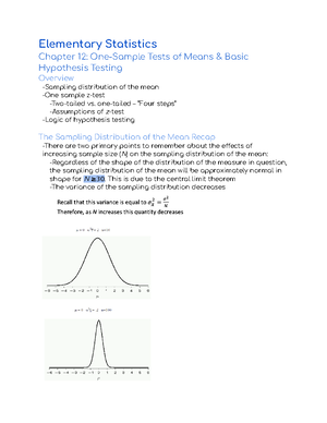PSYC 301 Chapter 6: Normal Distribution - Elementary Statistics Chapter 6: Normal Distribution ...