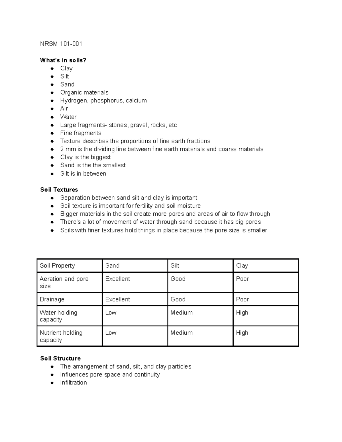 NRSM 101-001 10 27 22 - Notes from lecture on October 27th 2022 - NRSM ...