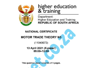 N4 Computer Practice June 2021 Memorandum - NATIONAL CERTIFICATE ...