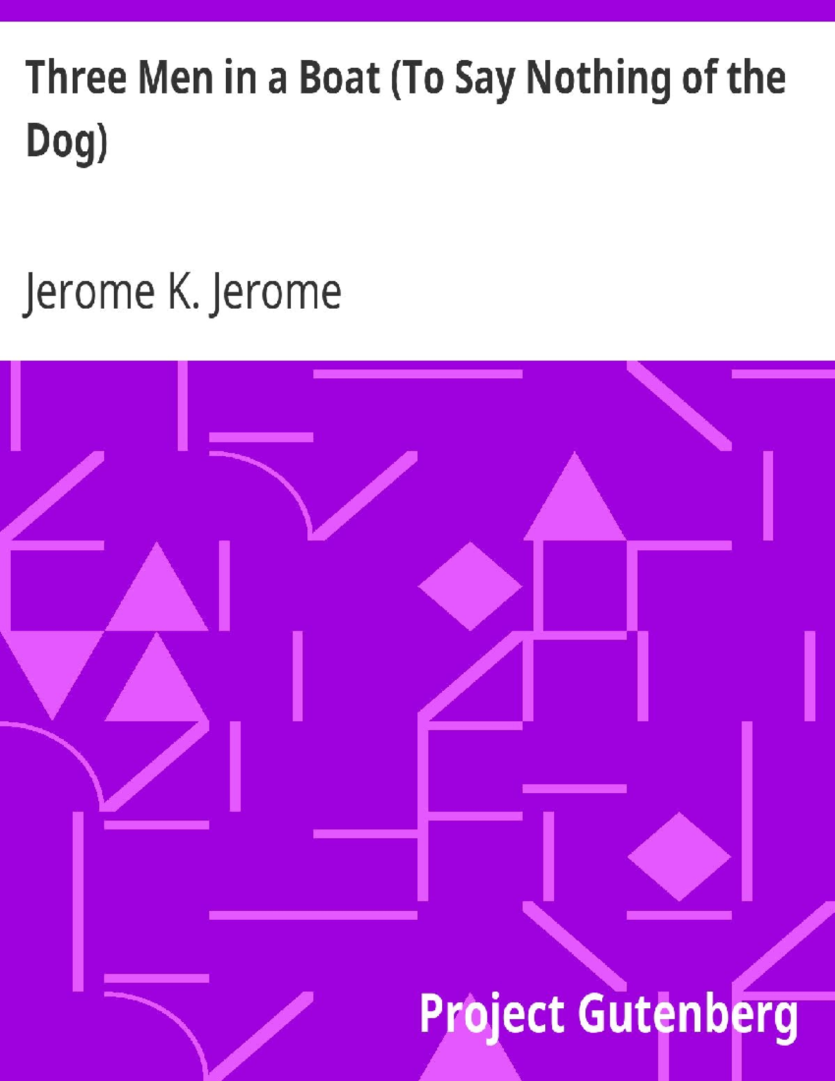 Three Men in a Boat - dgdgdg - The Project Gutenberg eBook, Three Men ...