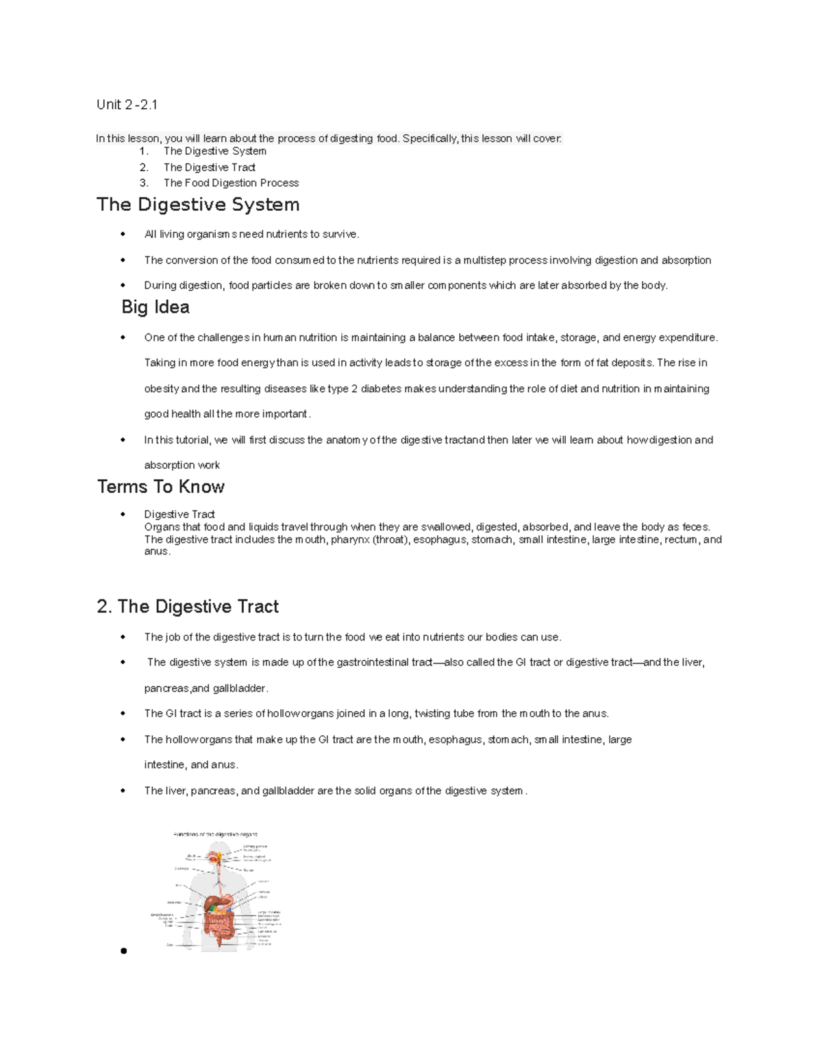 Unit 2 - Assessment - Unit 2 -2. ####### In this lesson, you will learn about the process of ...
