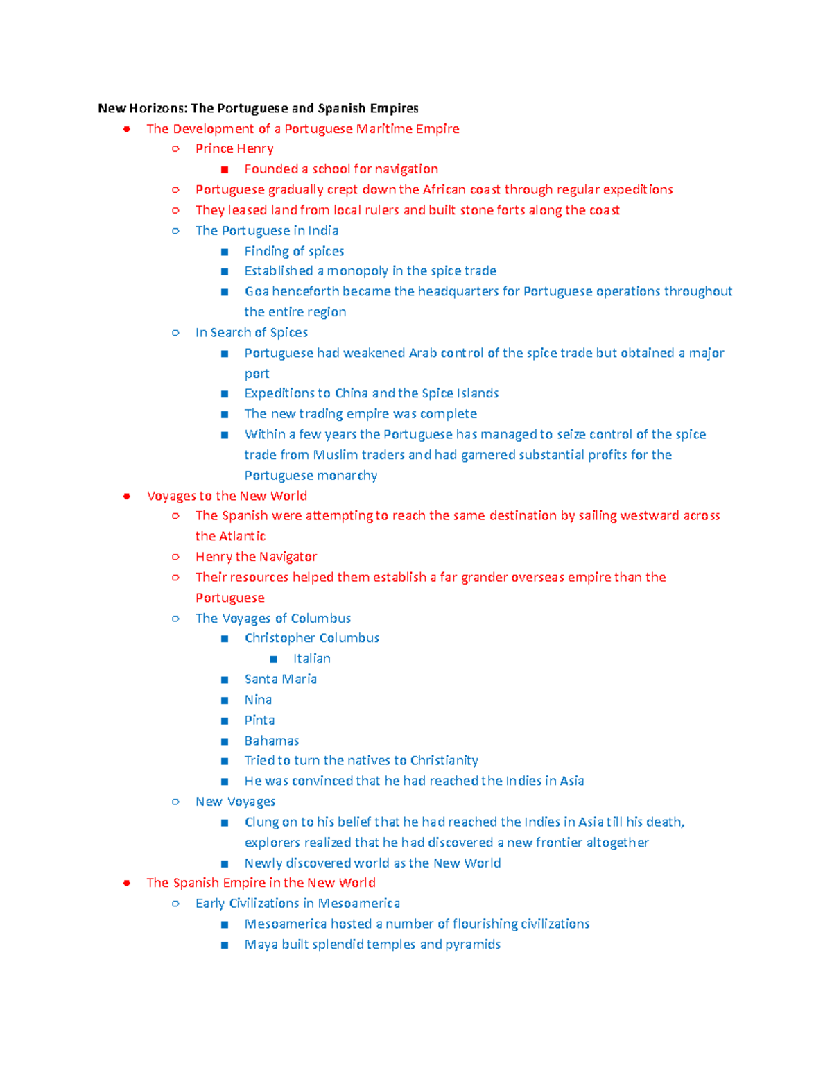 Pages 407-416 - Notes - New Horizons: The Portuguese and Spanish ...
