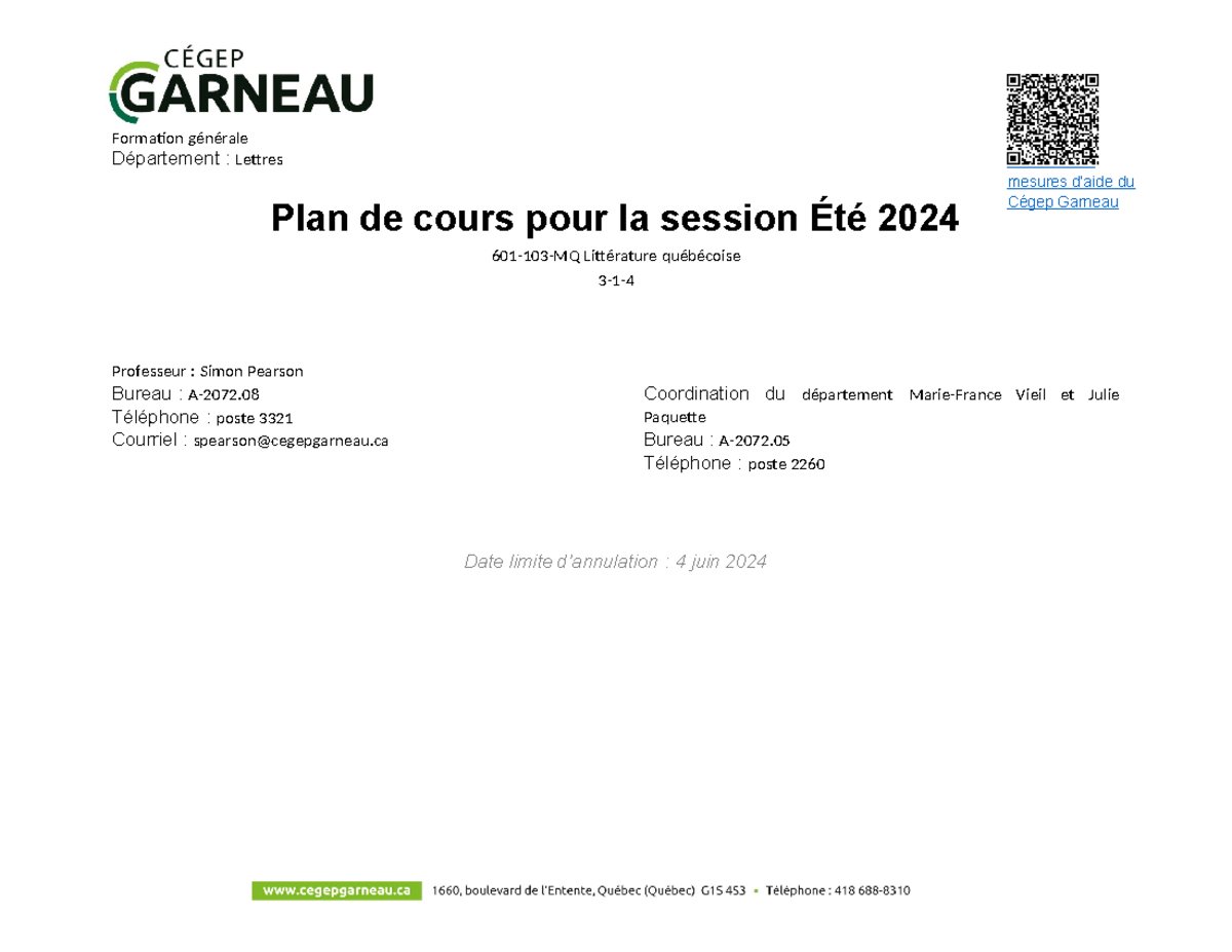 601-103-MQ Ete2024 - Plan de cours - Lien vers les mesures d’aide du ...
