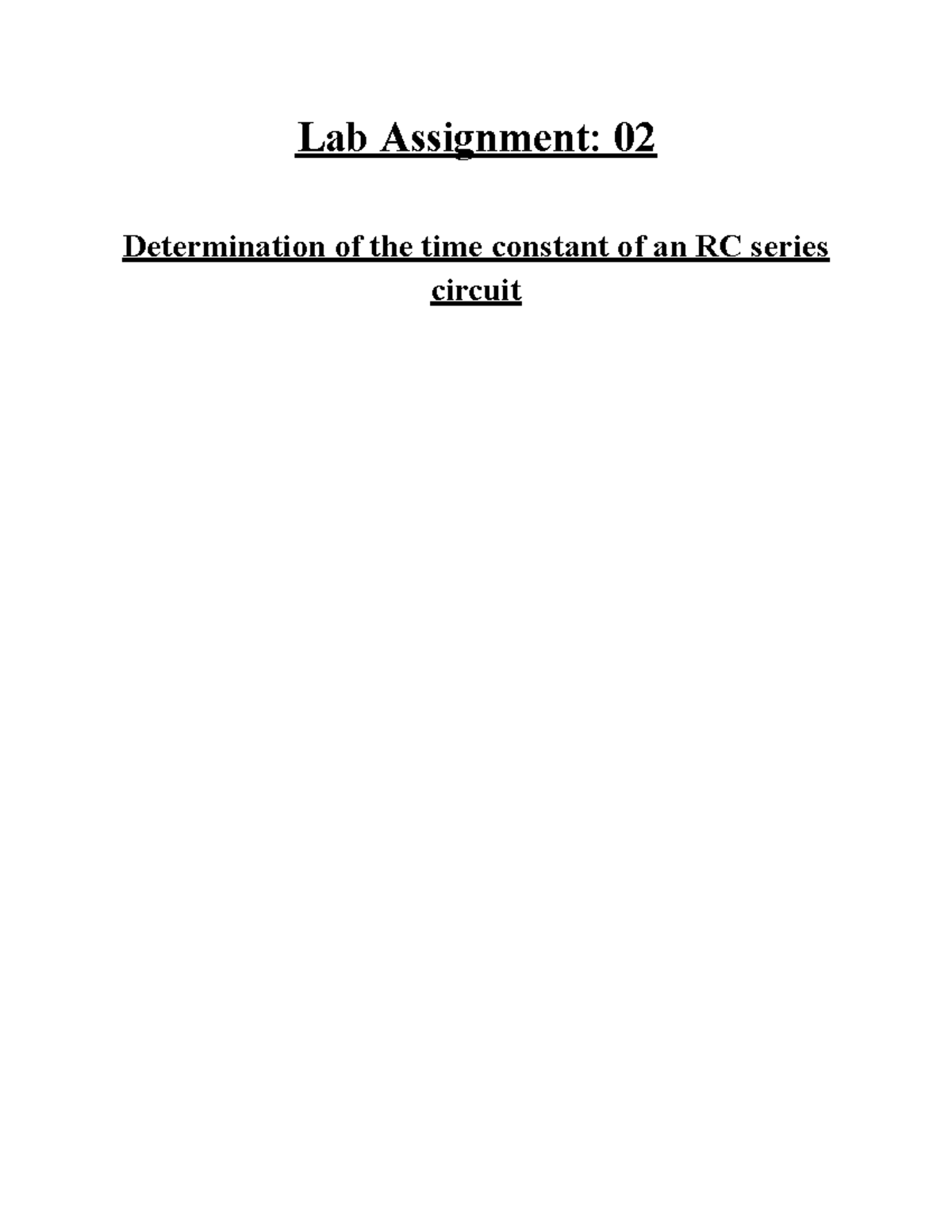 Lab Assignment 2 - assigment lab 2 essential very - Lab Assignment: 02 ...