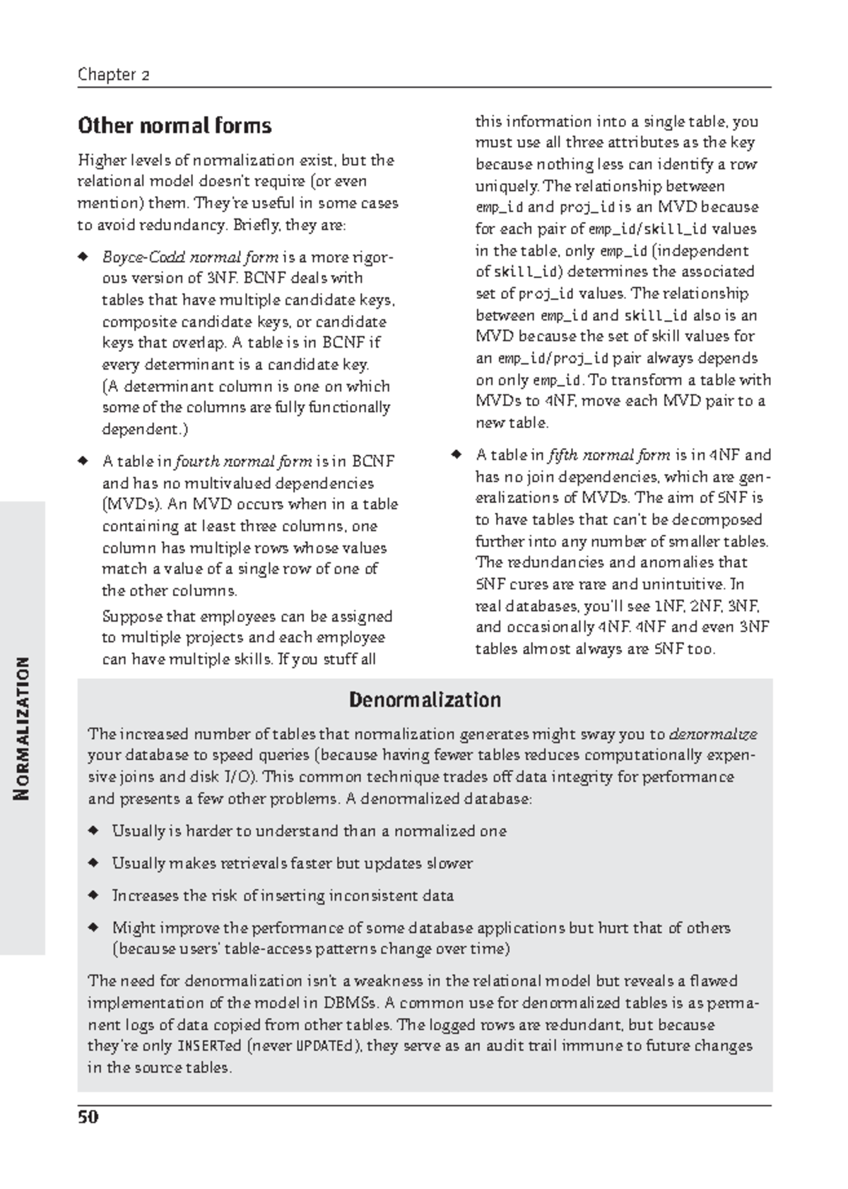 [123doc] - sql-visual-quickstart-guide-p8-pdf - Other normal forms ...