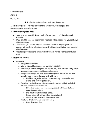 Second Upload Module Three Assignment - Yves Kamga Fotso CS 319 8/10 ...