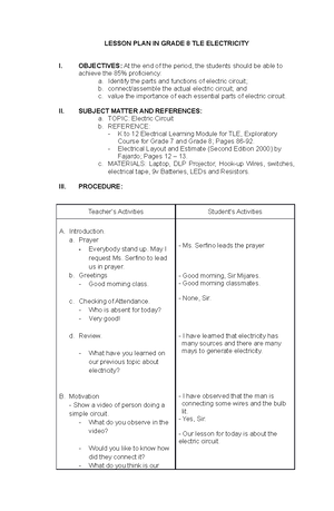 Detailed LP IN Teaching Science Grade 7 - Waves Around YOU for checking ...