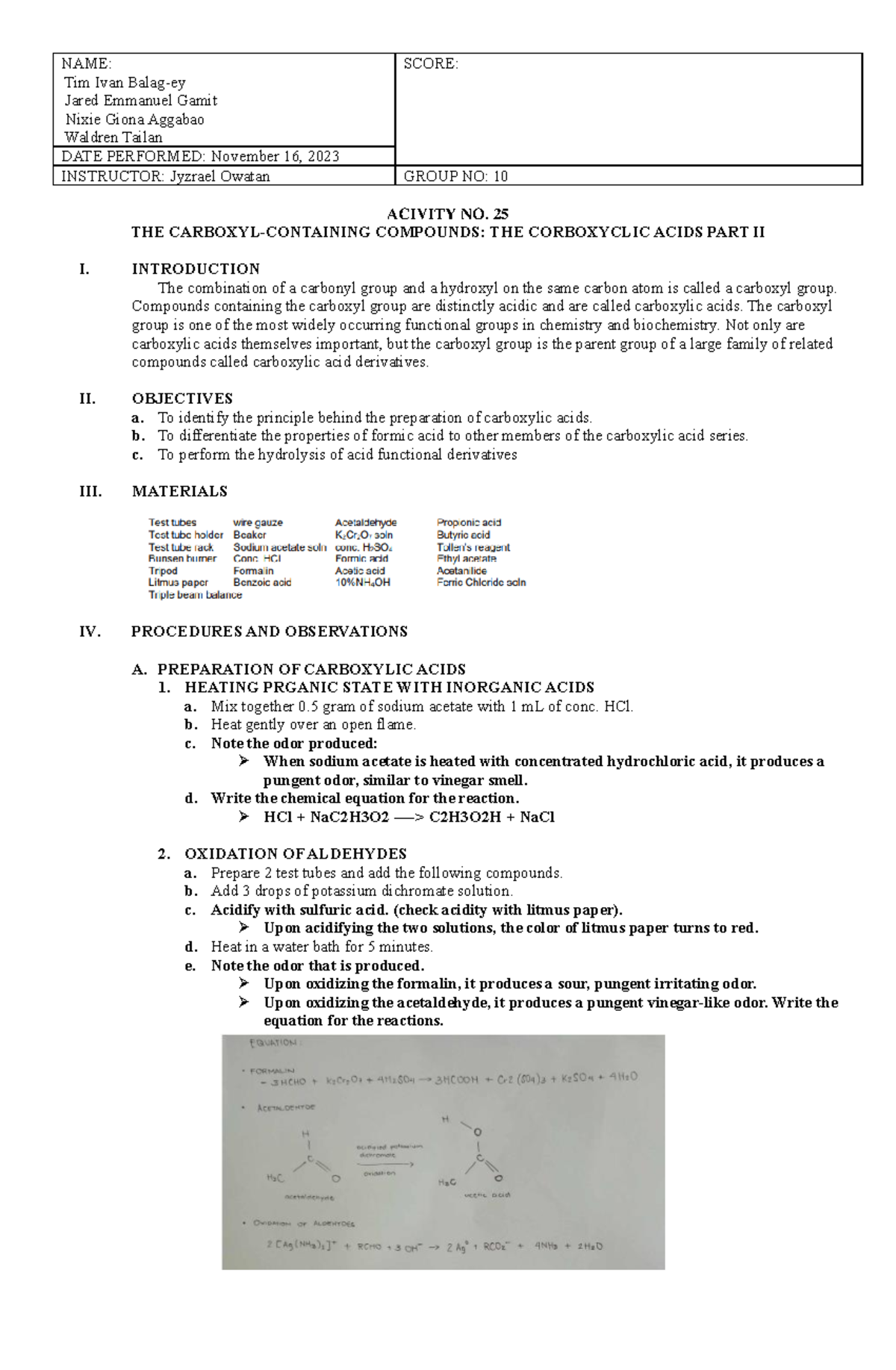LAB ACT ACT 25 - NAME: Tim Ivan Balag-ey Jared Emmanuel Gamit Nixie ...