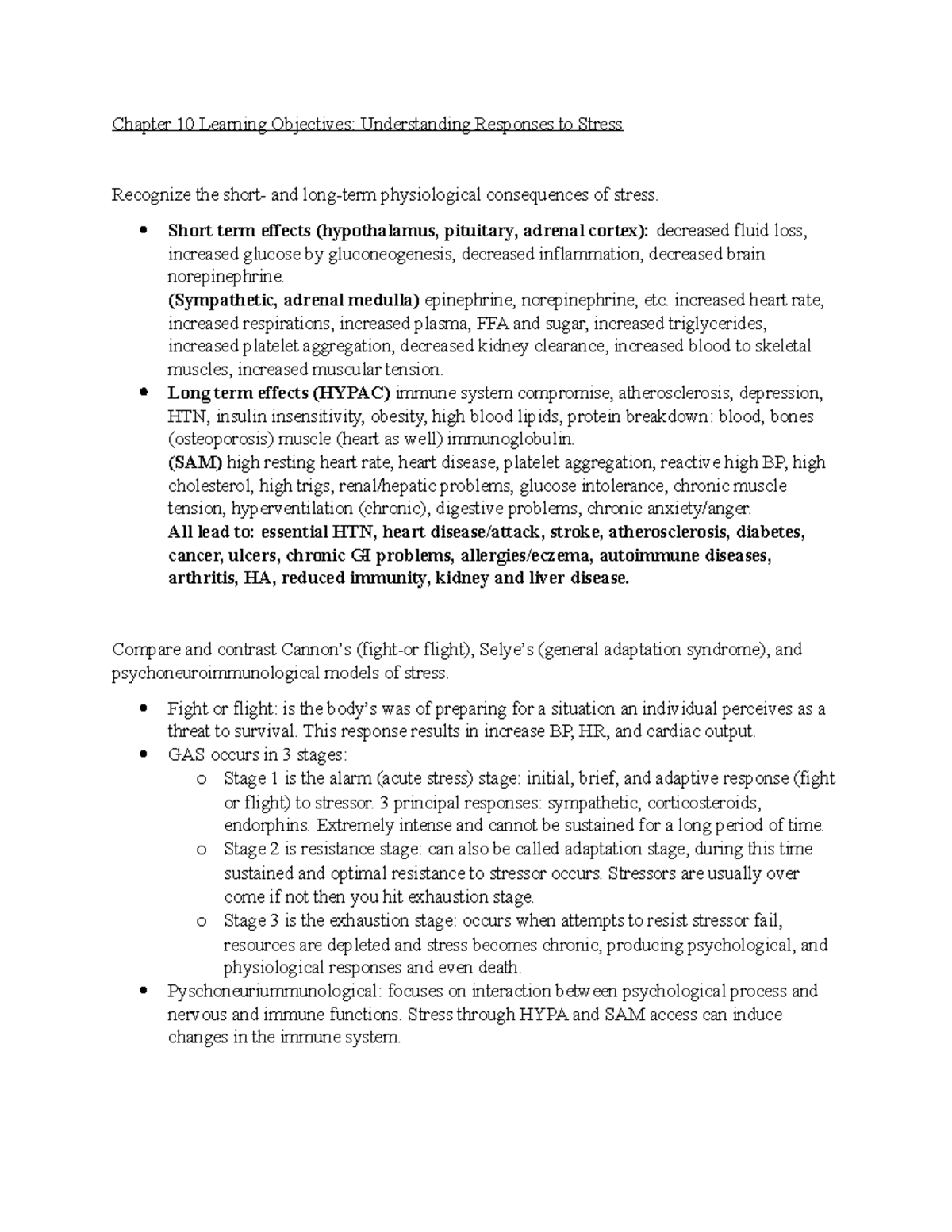 Chapter 10 Learning Objectives - Chapter 10 Learning Objectives ...