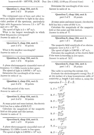 PHY 113 - Exam 1 Equations Sheet - PHY 113 - Studocu