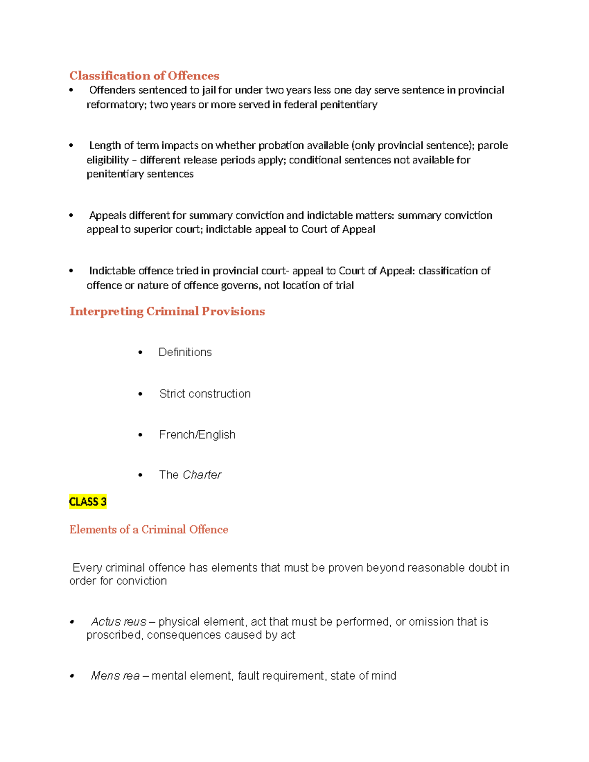 Classification of Offences 3 - Classification of Offences Offenders ...