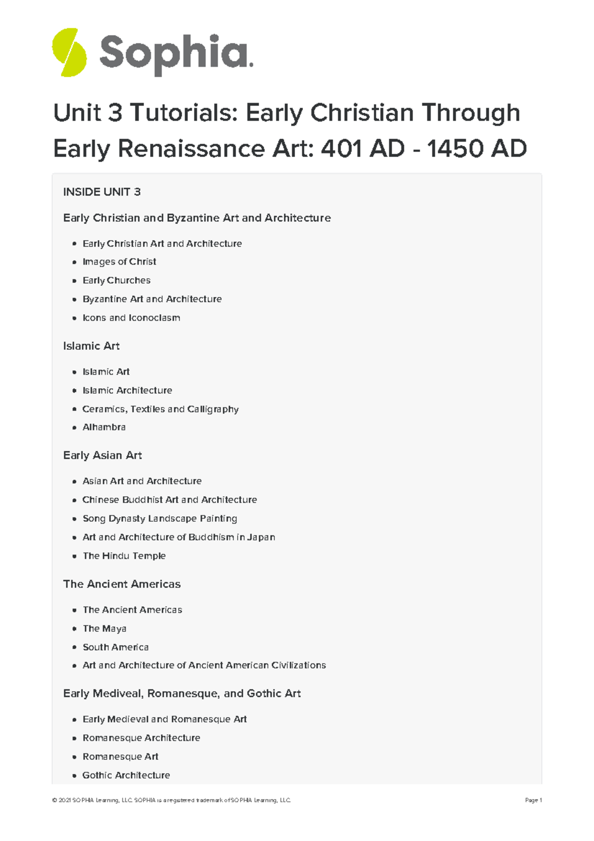 Unit 3 tutorials early christian through early renaissance art 401 ad ...