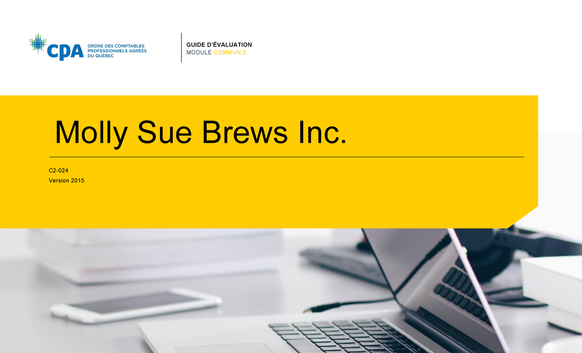 Cas 2 - Guide dévaluation - GUIDE D’ÉVALUATION MODULE COMMUN 2 Molly ...