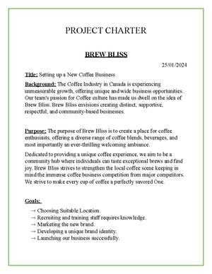 Project charter - School of Computing, UUM College of Arts and Sciences ...