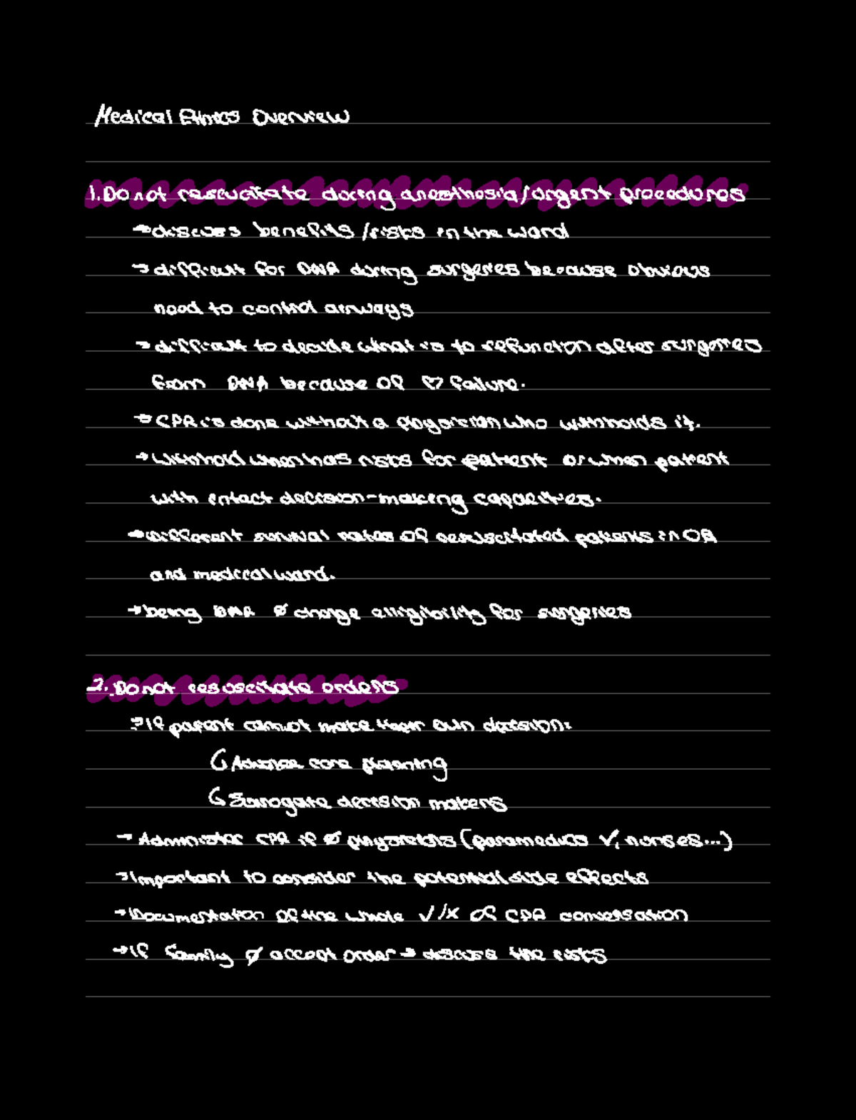 Medical Ethics - Notes compressed - Inds 405 - McGill - Studocu