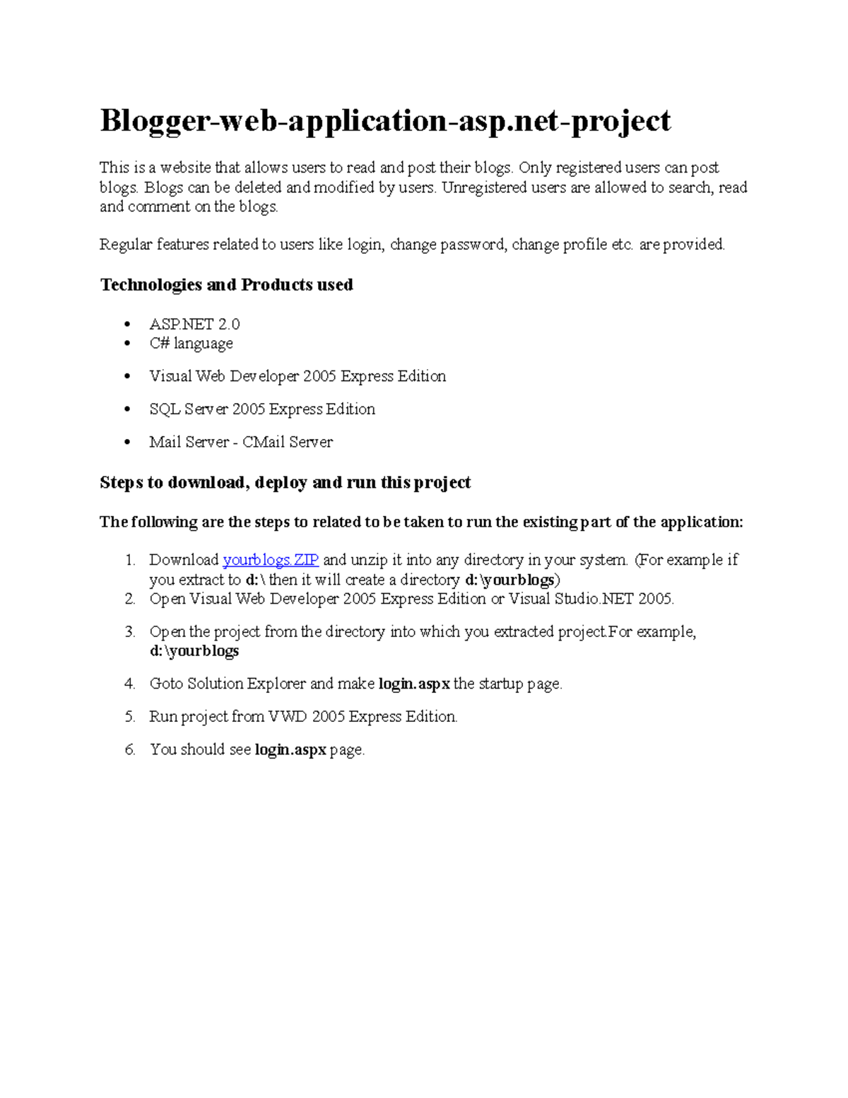 Blogger web application asp - Blogger-web-application-asp-project This ...