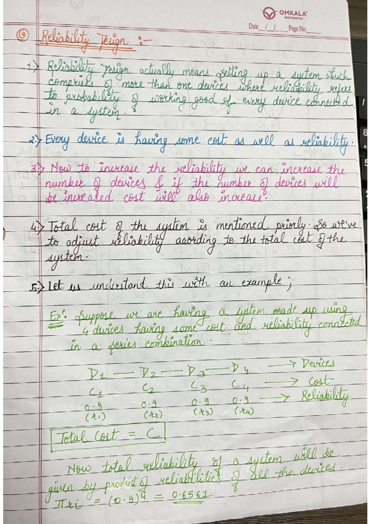 Reliability Design Notes - Analysis And Design Of Algorithm - Studocu