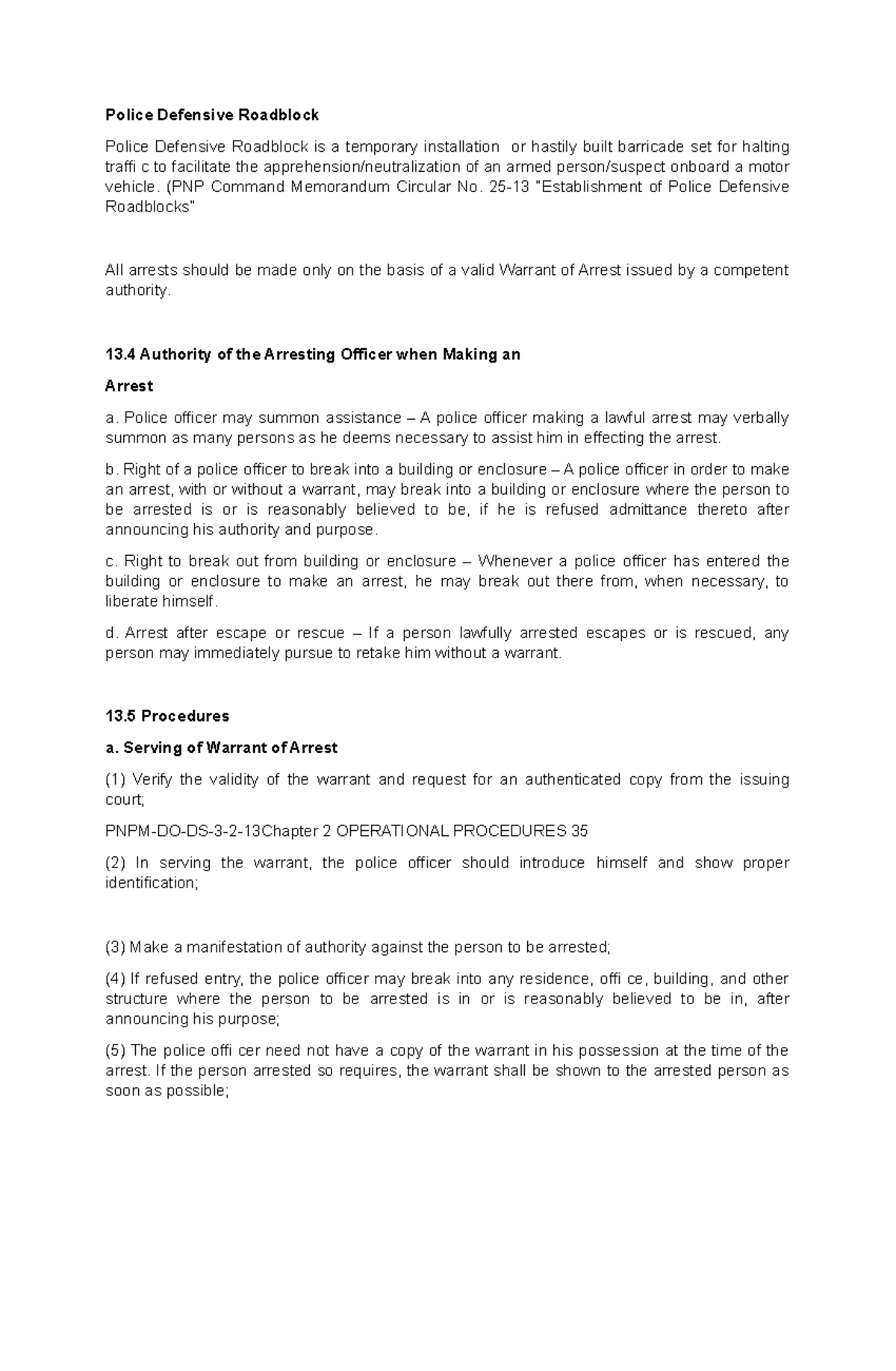 Justification Police Defensive Roadblock - Police Defensive Roadblock ...