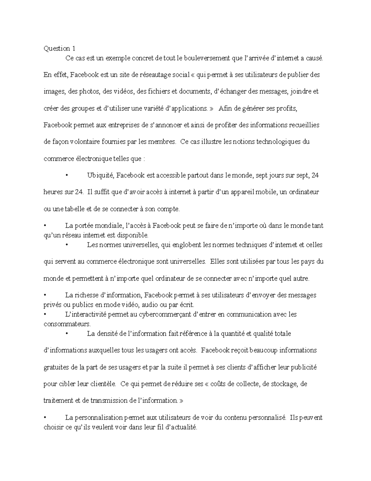ADM-2006-TN3 - Travail noté 3 complet - Question 1 Ce cas est un exemple concret de tout le ...