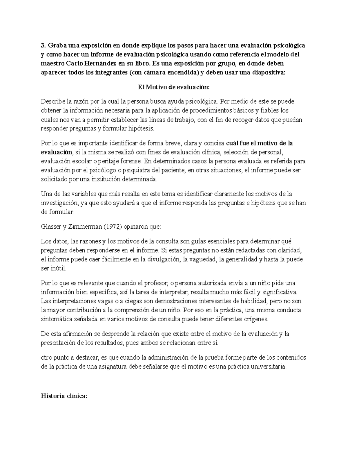 Exposición-Motivo de la evaluacion-Original - Graba una exposición en ...