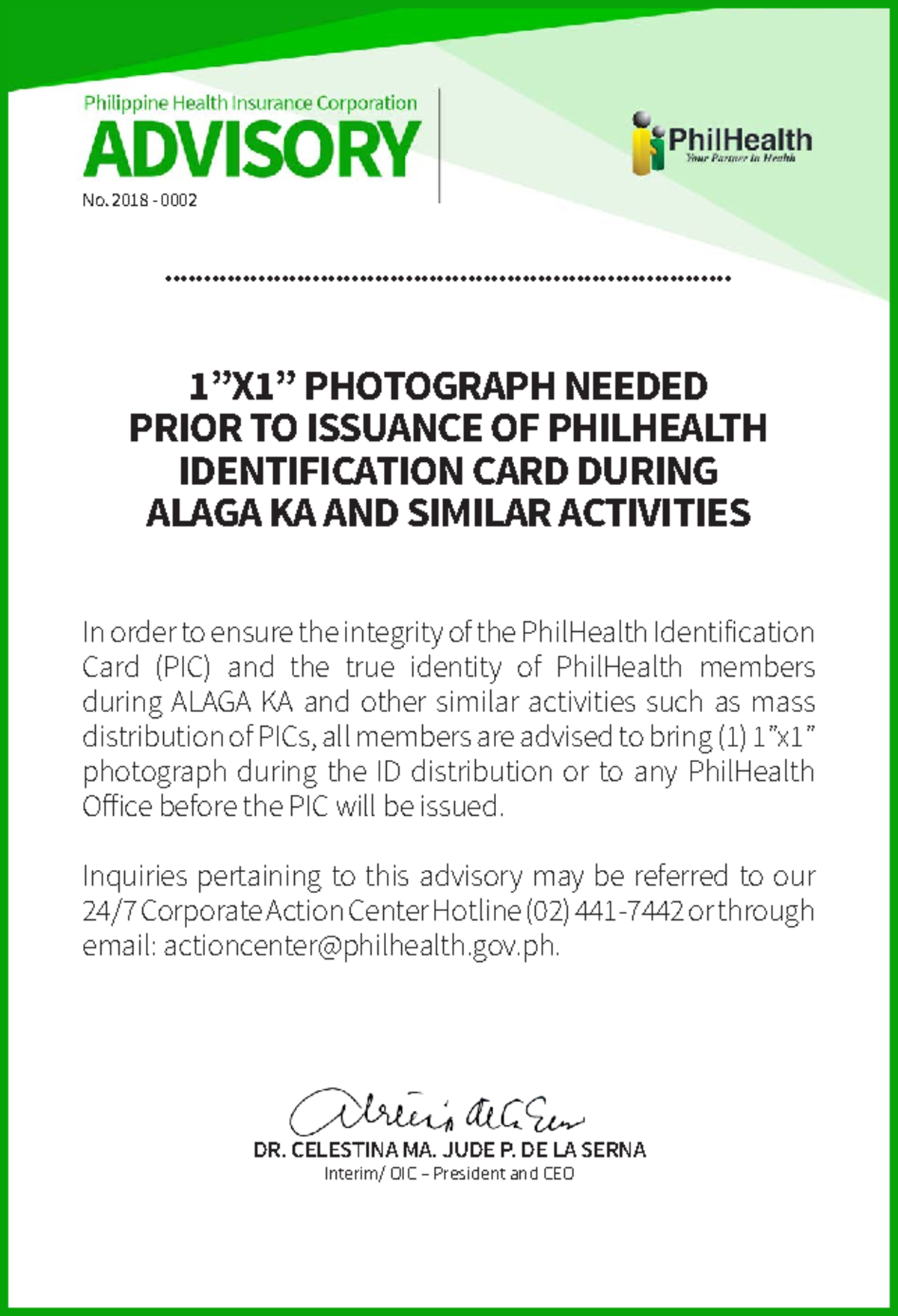 Adv2018-0002 - Uess - No. 2018 - 0002 1”X1” PHOTOGRAPH NEEDED PRIOR TO ...