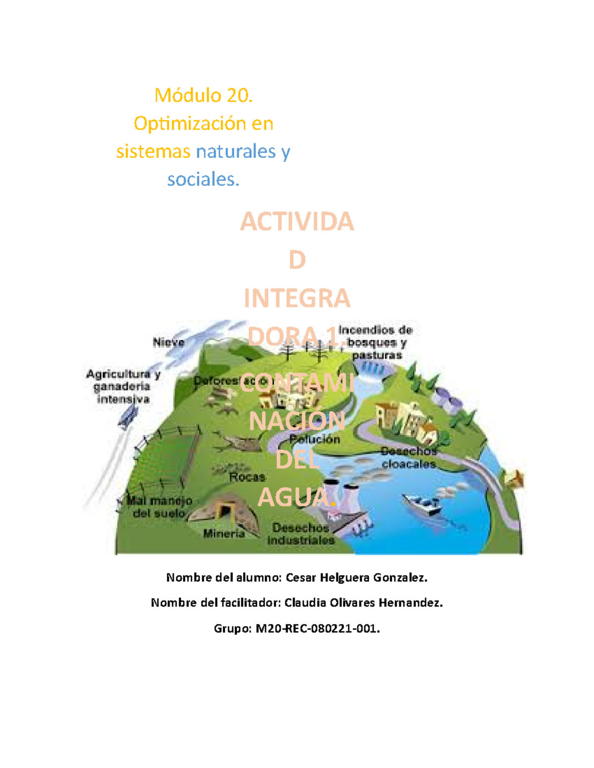 Helguera Gonzalez Cesar M20S1AI1 - Módulo 20. Optimización en sistemas ...