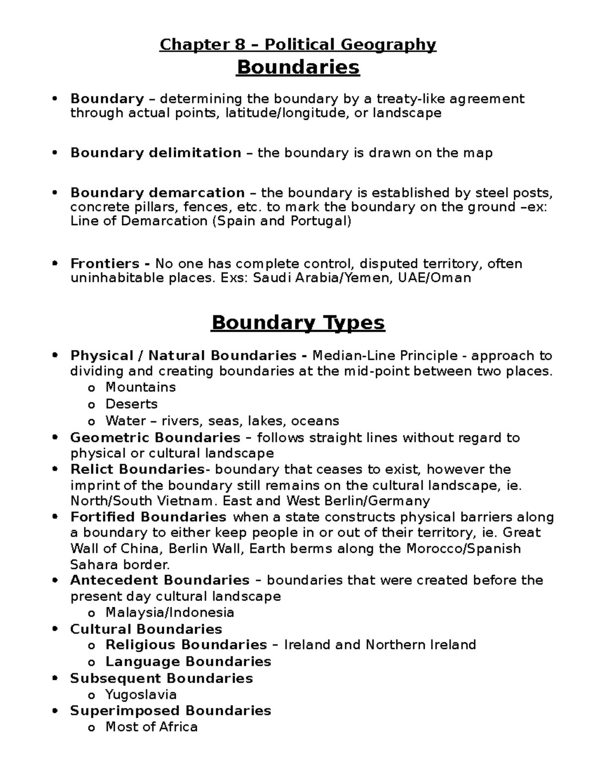 Shapes of states assignment - Chapter 8 – Political Geography ...